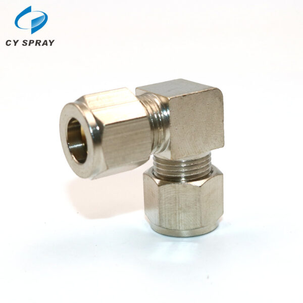 Brass material L-type cleaning spray nozzle connector elbow joint pipe ...