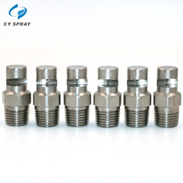 120 degree stainless steel wide-angle flat fan nozzle for steam ...