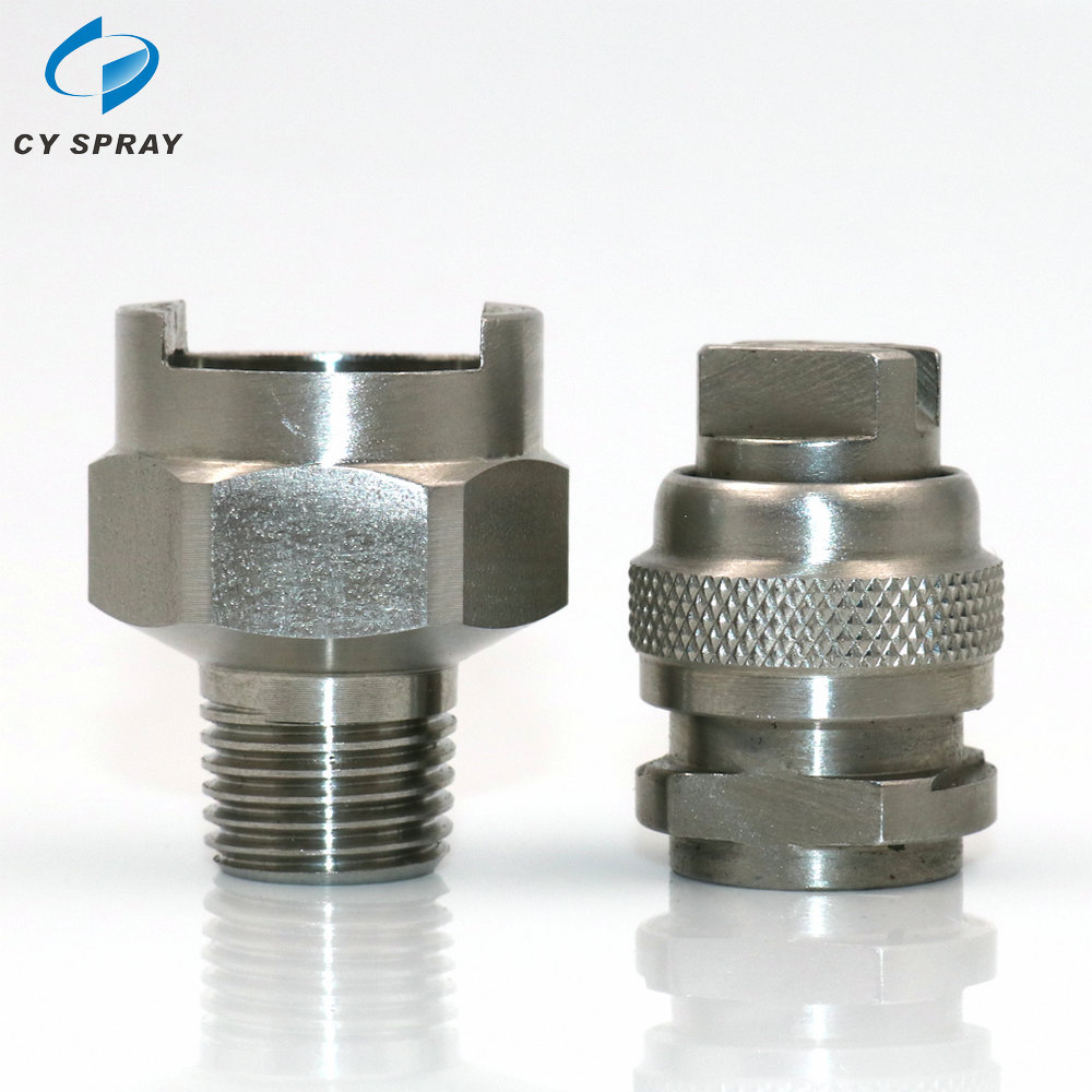 Stainless Steel Quick Combination Fan Spray Nozzle Quick Connection ...