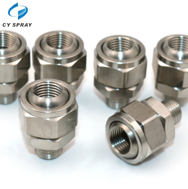 SS304 Quick Ball Joint Fittings Ball Nozzle Connector Adjustable Ball ...