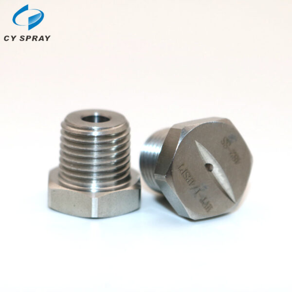 1/4SS Industrial jet water vee jet flat fan spray nozzle water jet ...