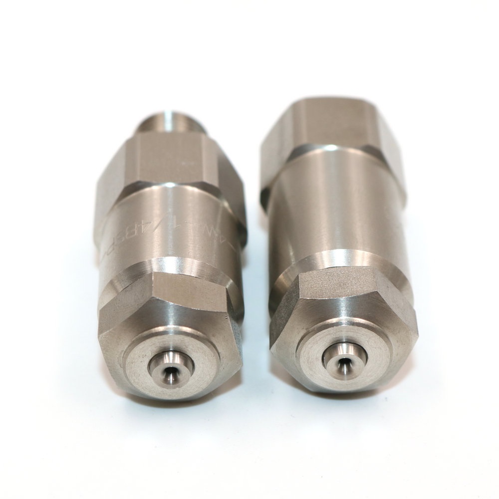 1/4" LNN water nozzle hydraulic fine air atomizing fine mist spray ...